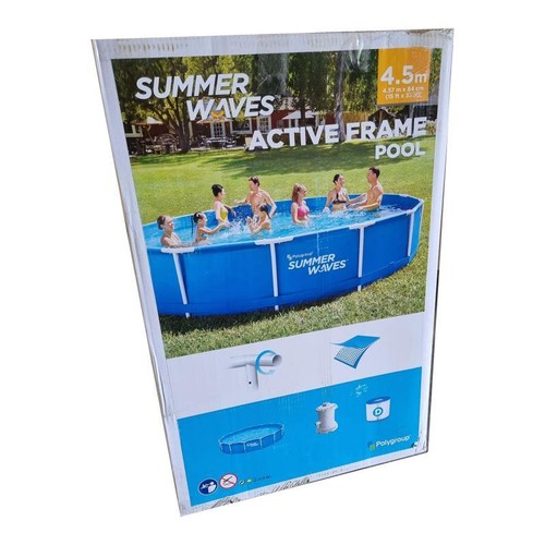 Schwimmbecken Frame Pool Familiy Planschbecken Summer Waves 457cm inkl Pumpe Neu | eBay.de