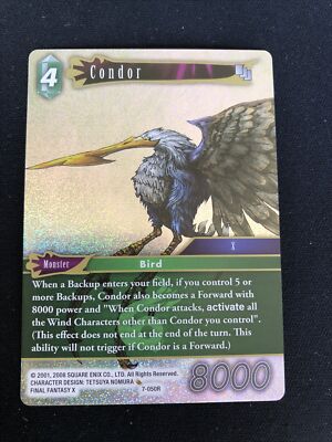 Final Fantasy - CONDOR - OPUS 7- 050R Rare Foil Mint | eBay Australia