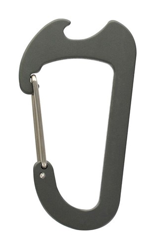 Hillman 713136 Metal Grey Multi-Tool Carabiner 6 in. (Pack of 3 ...