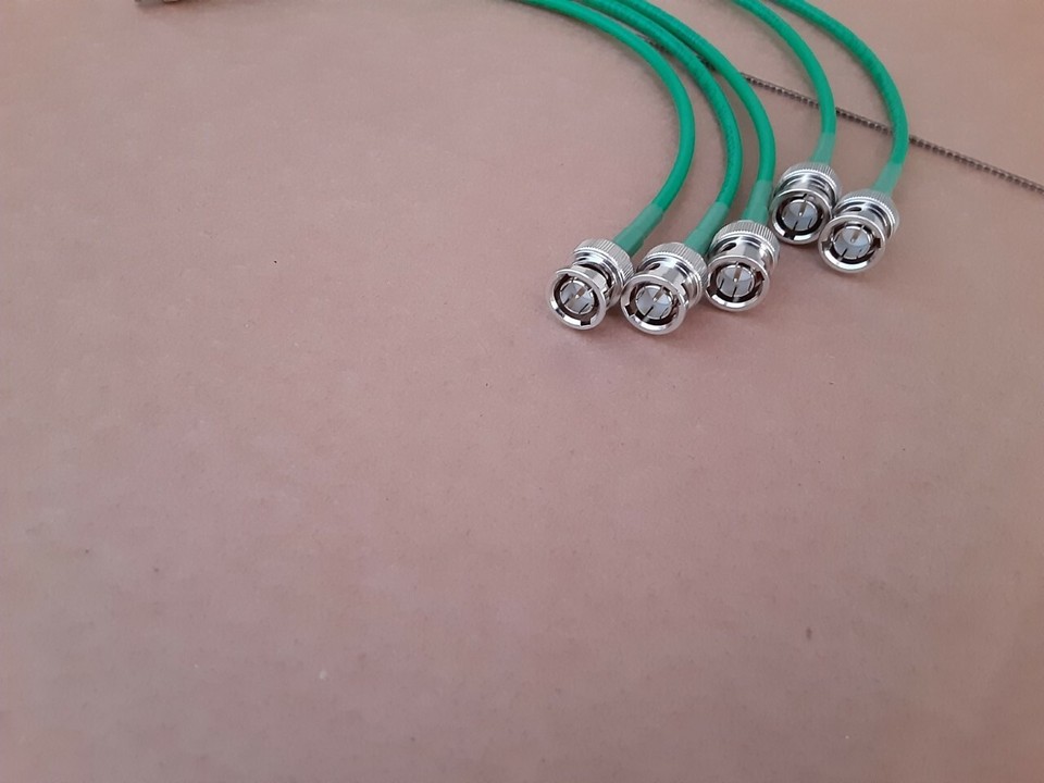 5 Pack Belden 1855A HD-SDI Mini RG59 Video Cable BNC Male to BNC Male 2 ...