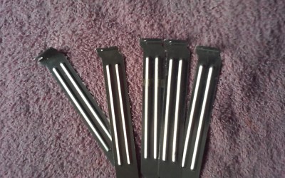 5 pcs Computer Case Rear Slot Bracket Blank Filler Cover Plate | eBay