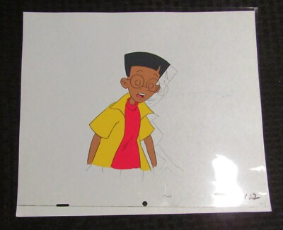 1993 CRO Animation Cartoon 12.5x10.5" Production Cel SC07-11 M-22 Mike ...