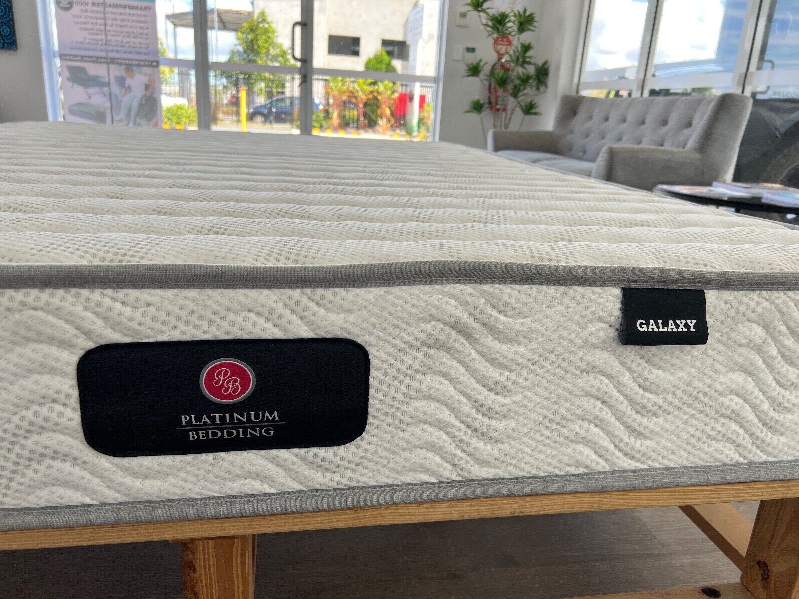 Platinum Bedding GALAXY Spring Mattress, Long Single/King Single/Double ...