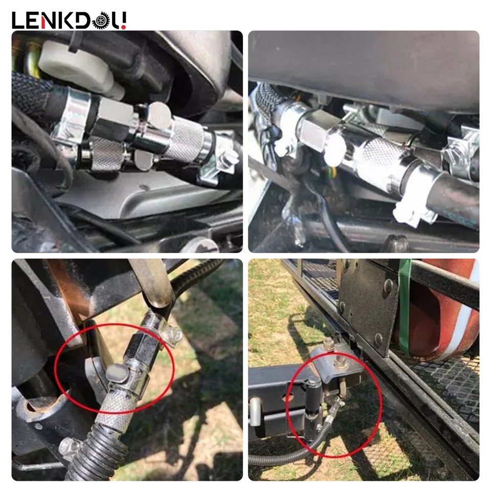 For Harley 1/4“ Gas Tank Fuel Line Hose Quick Release Disconnect ...