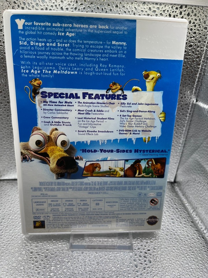Ice Age: The Meltdown (DVD, 2006) Full or *Widescreen Edition Ray ...