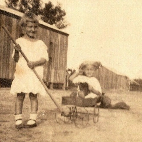 Vintage 1930's Photograph Cute Depression Era Children with Antique ...