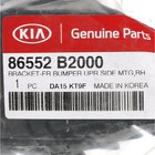 OEM Front Passenger Side Bumper Upper Side Bracket 14-19 Kia Soul 86552 ...