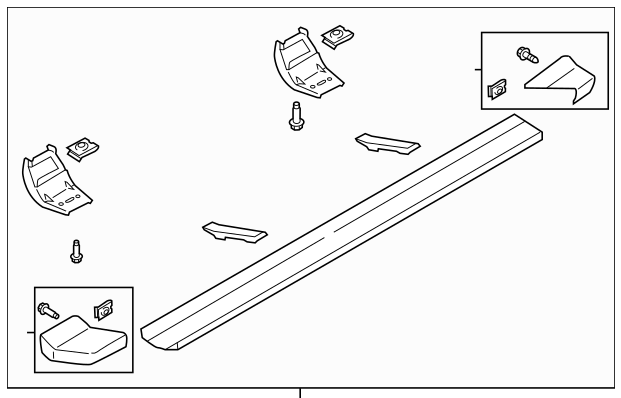 FORD OEM Left Running Board- FL3Z-16451-JB | eBay