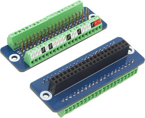 G469 GPIO Terminal Block Breakout Board for Raspberry Pi 5/4B/3B+/3B ...