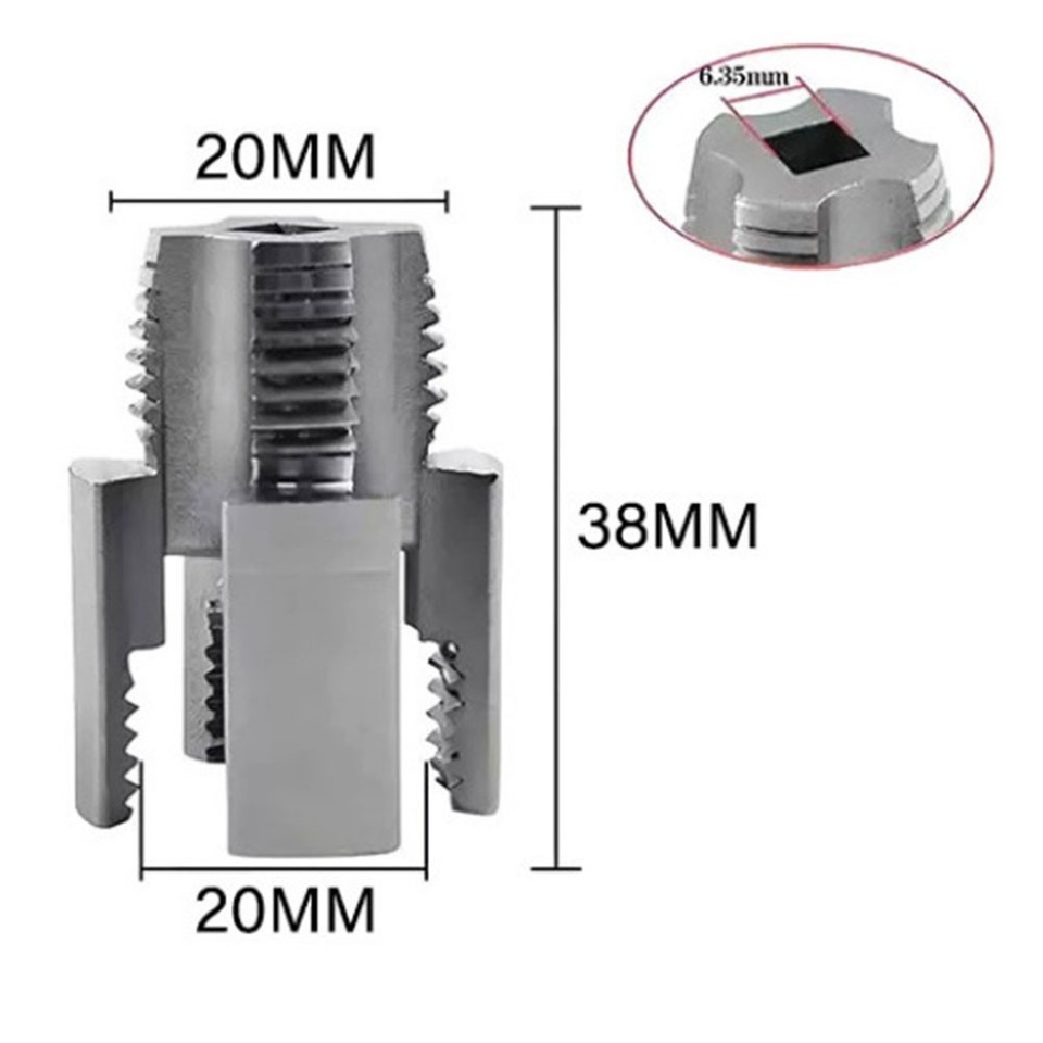 Pipe Thread Cutting Kit Dual Function for Internal and External Pipe ...