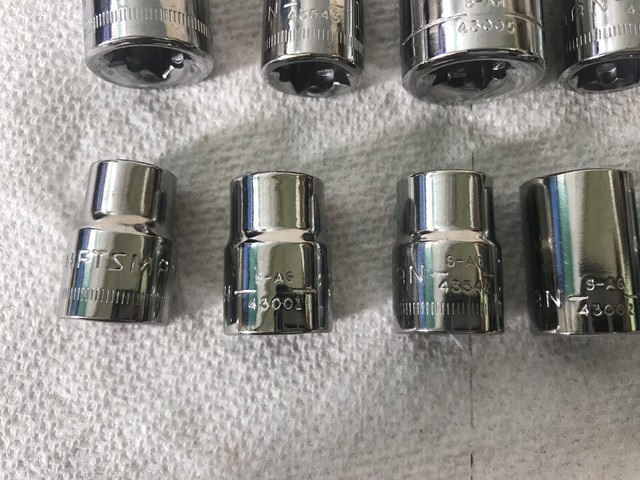 Vintage Craftsman 3/4" 6 Point 1/2" Drive G2 Series Socket 44059 USA ...