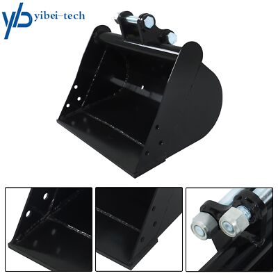 500mm Plain Bucket Attachment for 0.8 tons - 1ton Mini Excavator Digger ...