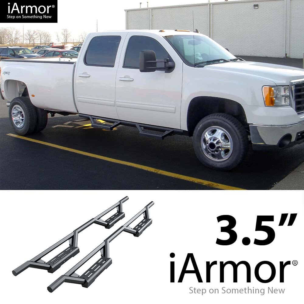 iArmor Stainless Steel Drop Steps for 01-07 Chevy Silverado GMC Sierra ...