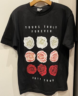 2017 Phora Yours Truly Forever Tour Shirt Concert Promo Black Medium | eBay