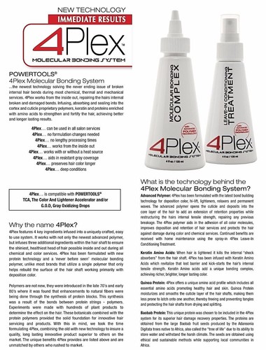 4PLEX MOLECULAR BONDING SYSTEM TRAVEL SIZE 30ML COND ,15 ML MOLECULAR ...