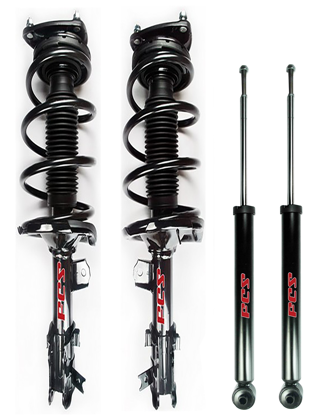 FCS Front Struts Coil Springs & Rear Shocks Kit For Hyundai Accent 1.6 ...