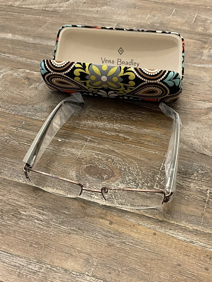 Vera Bradley VB Grace Eyeglasses Caffe Latte With Case. 51 18 135 NEW ...