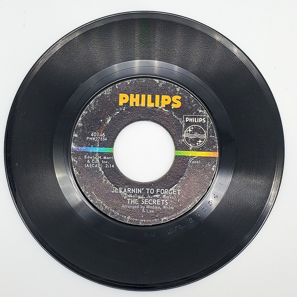 The Secrets The Boy Next Door 45 RPM Single Record Philips 1963 40146 Y ...