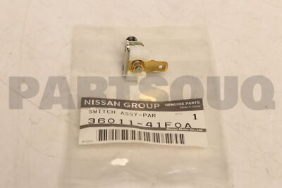 3601141F0A Genuine Nissan SWITCH ASSY-PARKING BRAKE LAMP 36011-41F0A | eBay