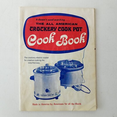 The All American Crockery Cook Pot Cook Book | eBay