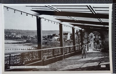 POSTCARD RHOS-ON-SEA RHOS POINT THE SUN LOUNGE | eBay