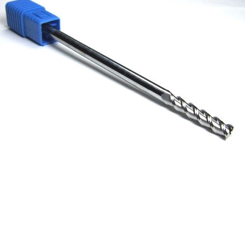 3 Flutes 6mm extra long shank 100mm tungsten carbide end mill CNC ...