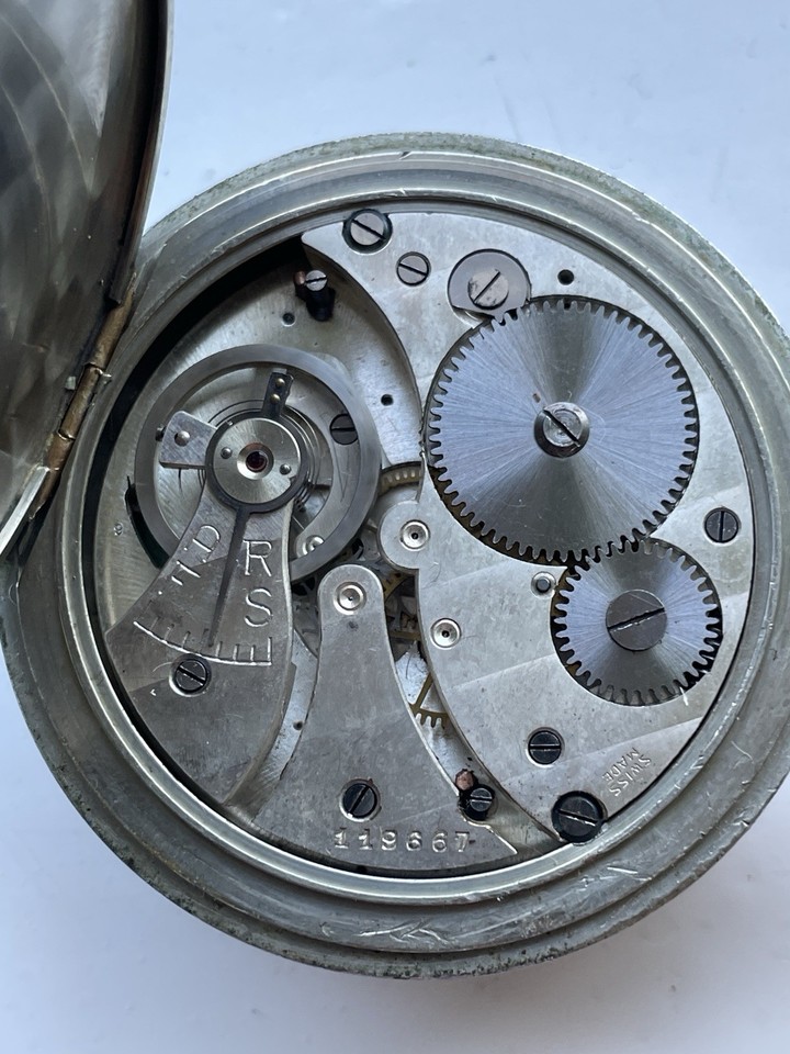 Swiss Made Production Timer Pocket Stop Watch Vintage | eBay UK