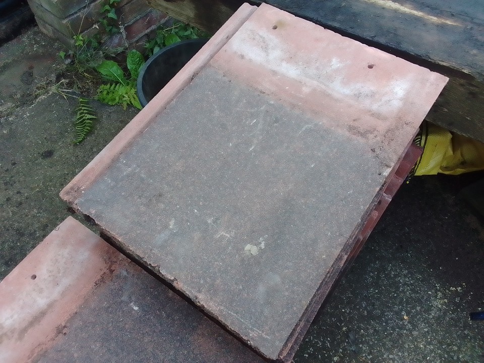 Marley Modern style reclaimed roof tiles in red the brand is Solway ...