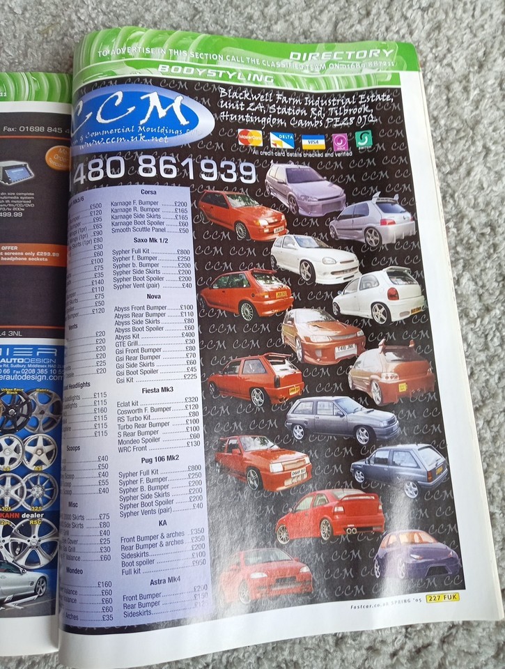 Fast Car Magazine Spring 2005 VeilSide Fortune RX7 Tokyo Auto Salon HIN ...