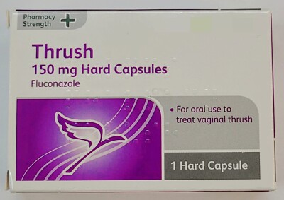 3 x Fluconazole Thrush Relief Capsule - 150mg (Brand May Vary) | eBay