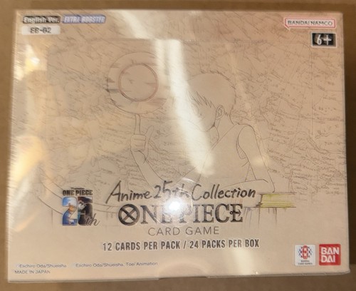 ONE PIECE ANIME 25th ANNIVERSARY COLLECTION booster box 24 packs EB-02 ...