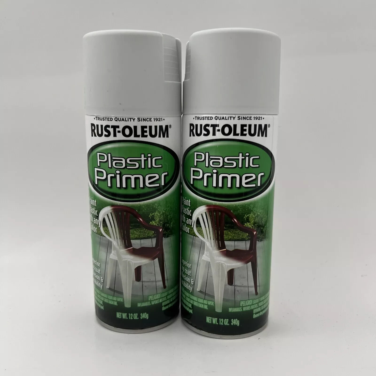 Rust-Oleum Plastic Spray Primer 12 Oz Each Brand New 2 Pack | eBay
