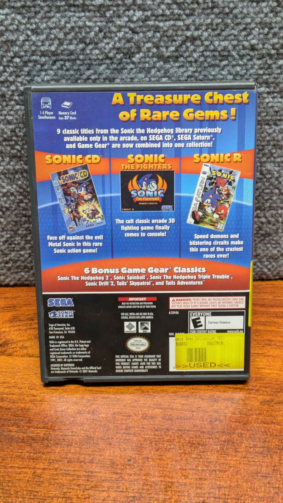 Sonic Gems Collection (Nintendo GameCube, 2005) 10086610444 | eBay