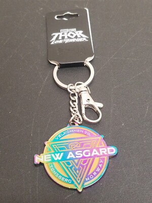 Brand New Marvel Thor: Love and Thunder New Asgard Logo Keychain | eBay