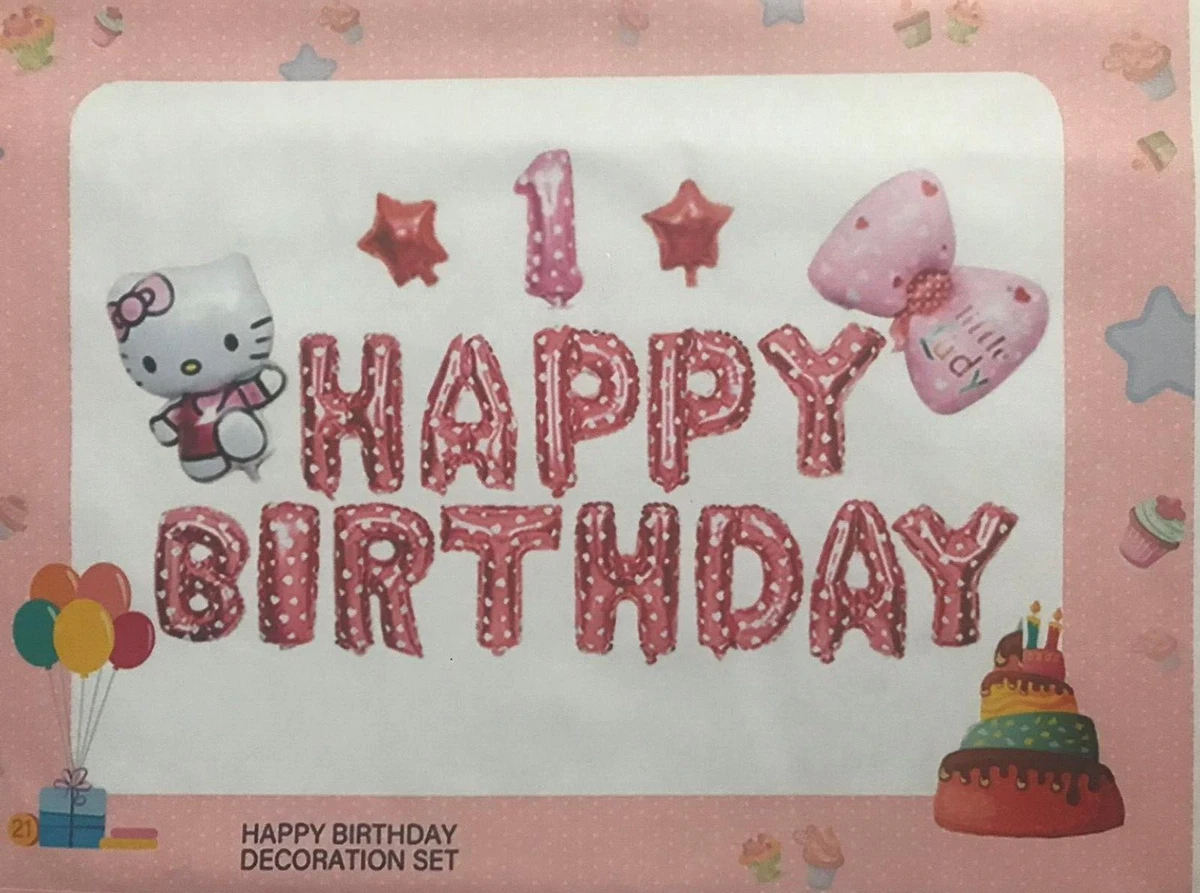 Hello Kitty 1st Birthday Images
