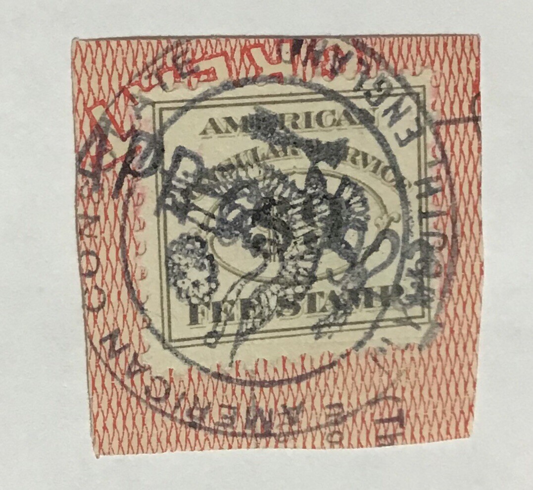 American Consular Service Fee Stamp $9, US# RK20, 1906, Gray, (Lot #156 ...