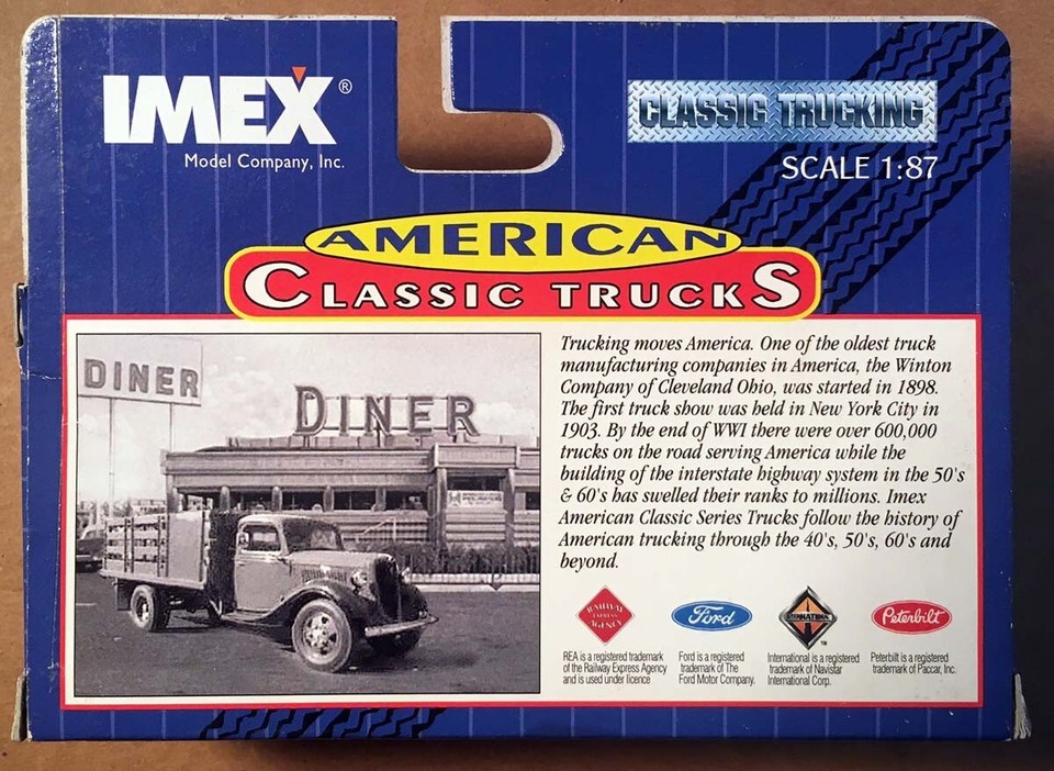 IMEX HO P/N 870032 American Classic Trucks Peterbilt Stake Truck ...