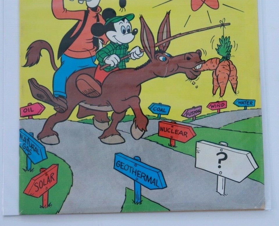 MICKEY MOUSE AND GOOFY EXPLORE ENERGY Promotional Comic Book 1976 | eBay