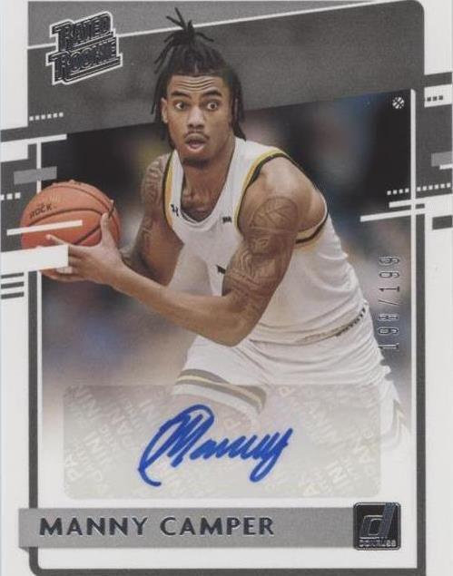 2021-22 Panini Chronicles Draft Picks - Donruss Rated Rookie Autographs ...