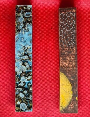 HC Hybrid Resin Design (2) Pen Blanks - Alumilite Resin & Eye Candy ...