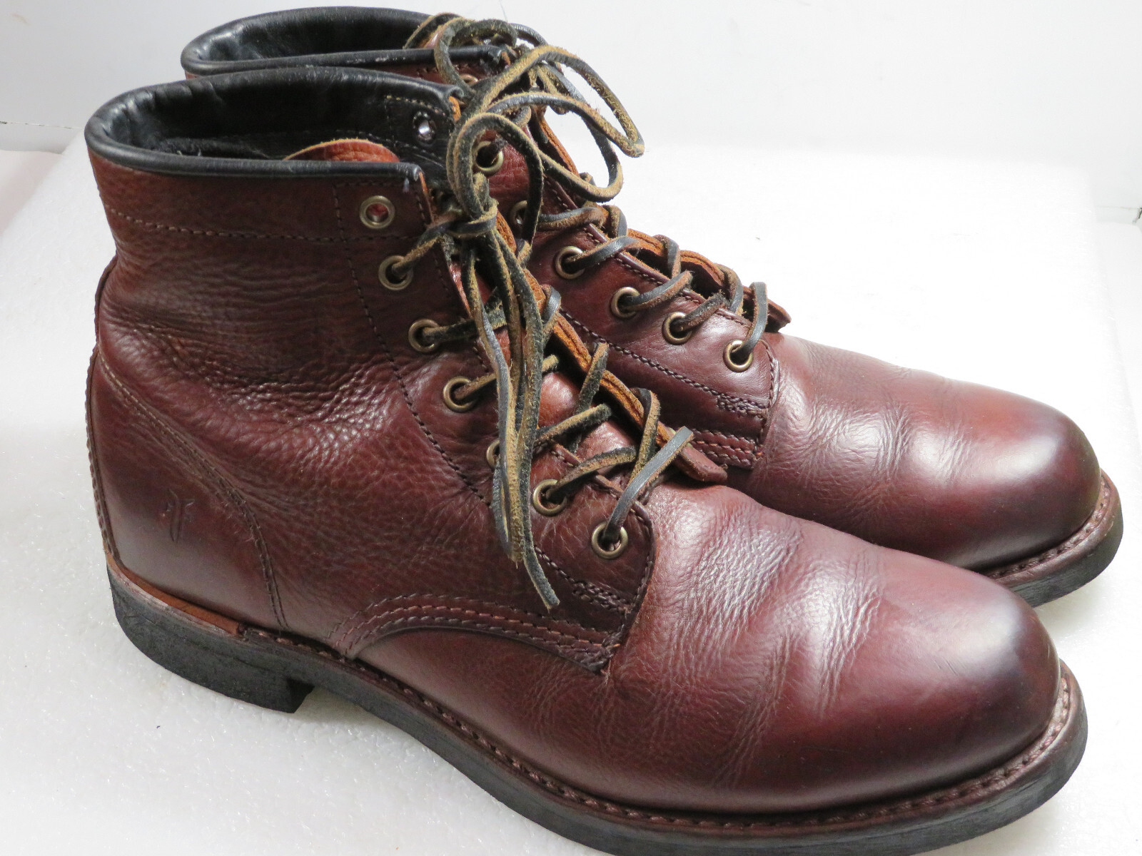 FRYE ankle boot leather cordovan mens size 8.5M U.S. … - Gem