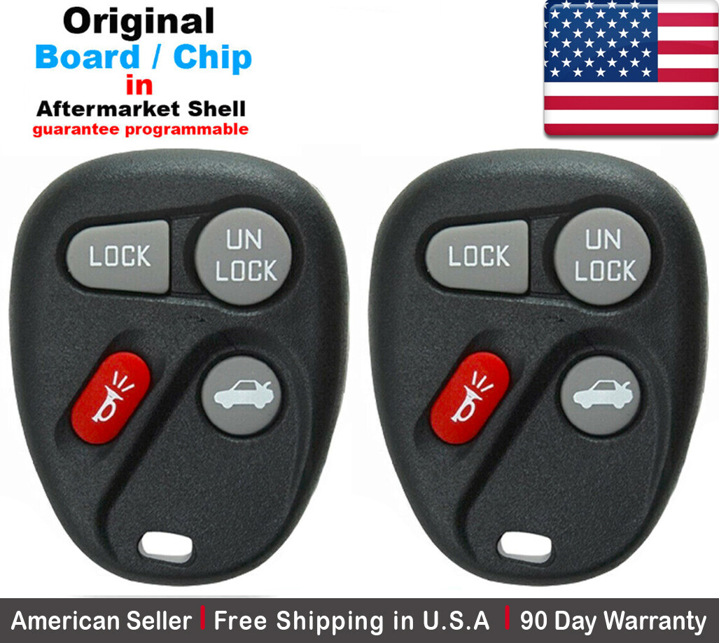 2 OEM Keyless Remote Key Fob For 2000 to 2004 Saturn L200 LW200 L300 ...