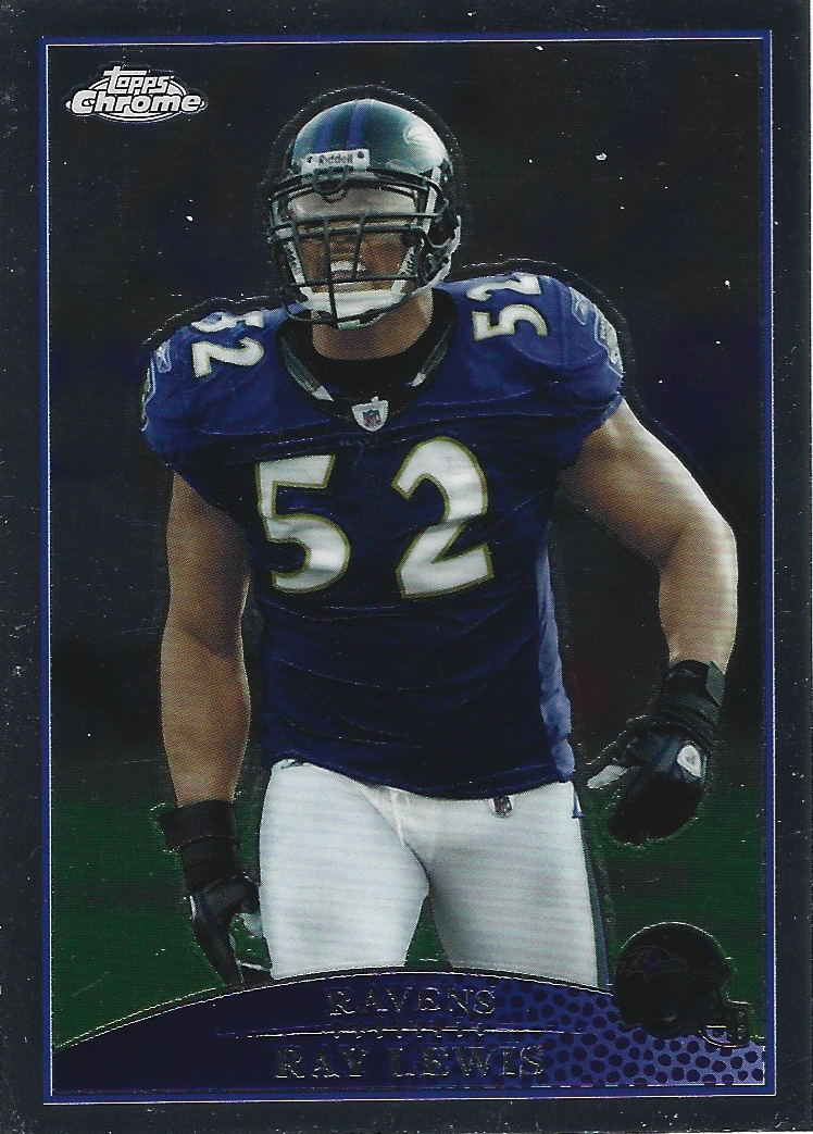 2009 Topps Chrome Ray Lewis Card #TC109 🏈🔥HOF'er🔥🏈 | eBay