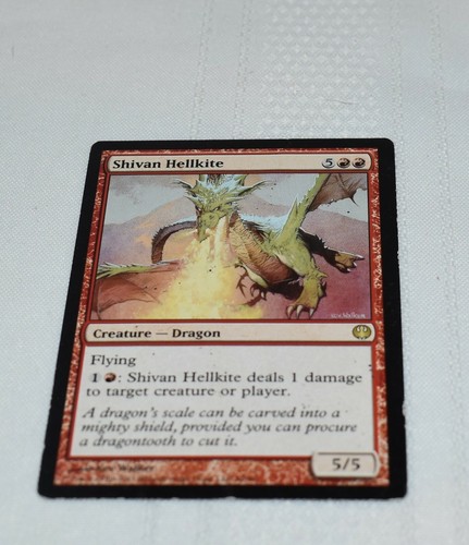 Magic card: Shivan Hellkite, Red Rare Creature, Duel Decks: Knights vs. Dragons | eBay