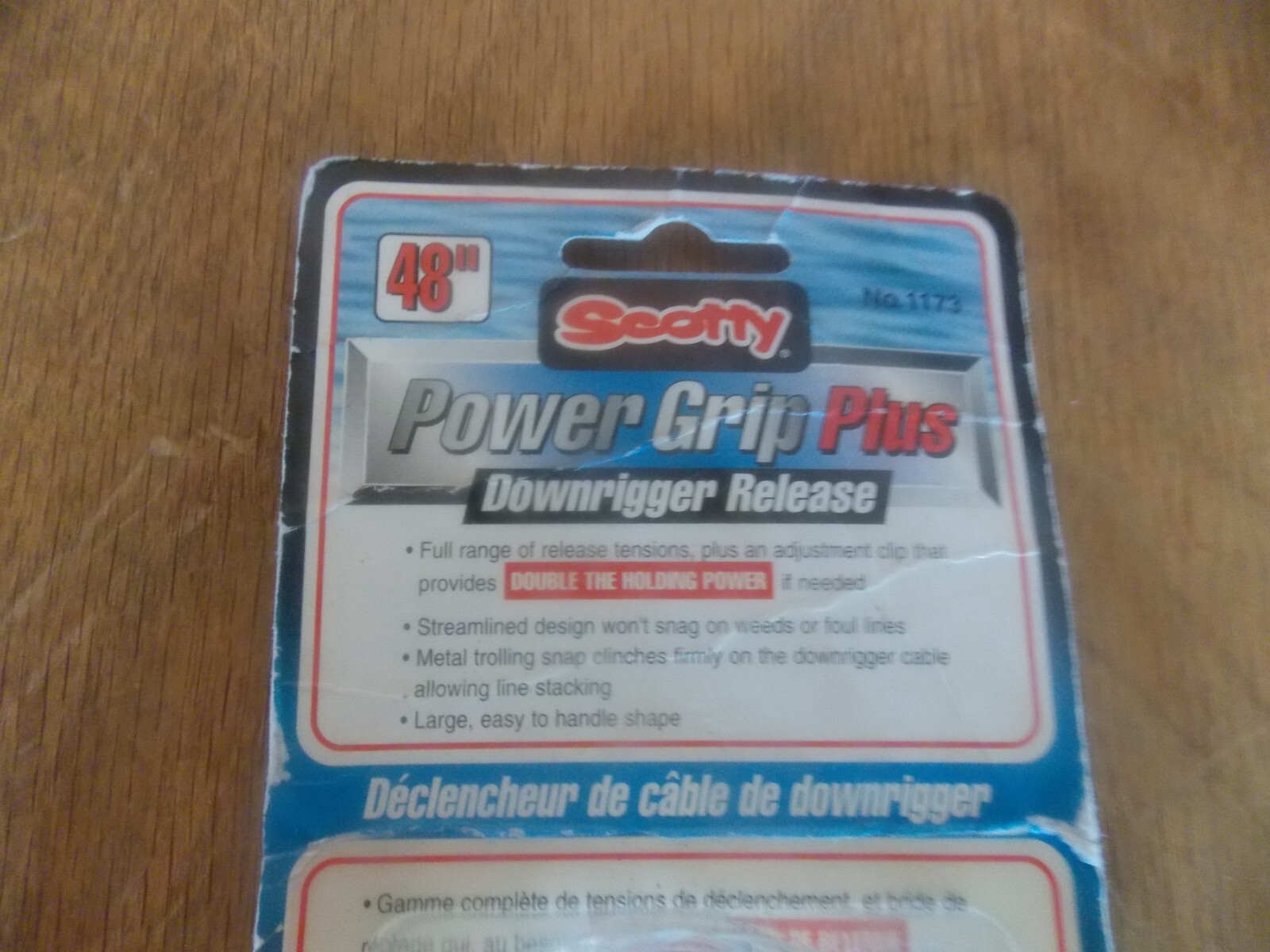 Scotty Downrigger Power Grip PLUS Release #1173 W/48" Leader & Cable ...