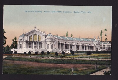 1909 AYPE exposition Agriculture Building Seattle Washington postcard ...