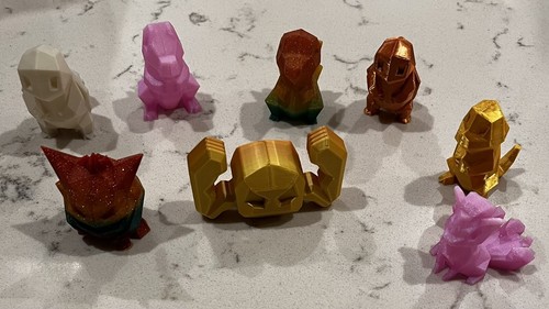 Lot Of 8 Pokemon 3D Low Poly Figures | eBay