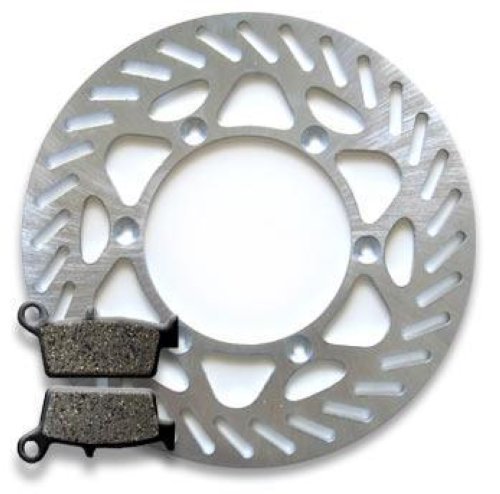 Kawasaki Rear Brake Disc Rotor + Pads KX 125 KX 250 (1995-2002) KX 500 ...