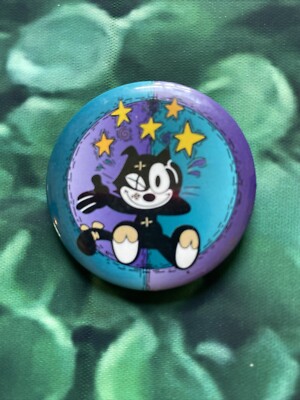 Felix The Cat Beaten Up Button Pin | eBay