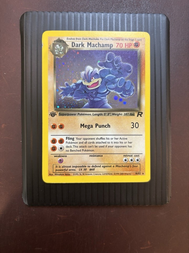 Pokémon TCG Dark Machamp Team Rocket 10/82 Holo 1st Edition Holo MP | eBay